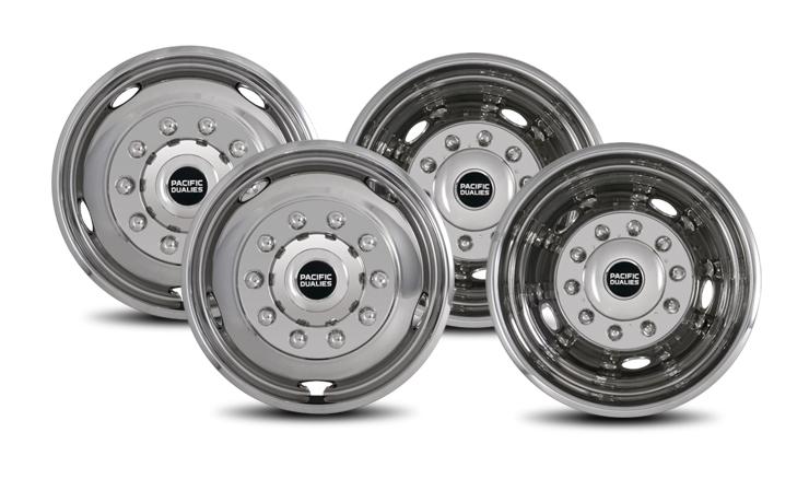 31-1950 Wheel Simulator - 19.5" Full Set, 10-Lug, 5 Vent Holes ...